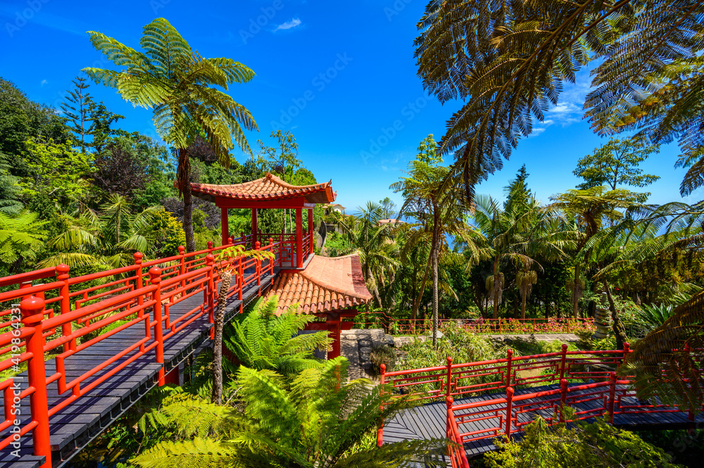 Monte Palace - Tropical Garden with Waterfalls, Lakes and traditional ...