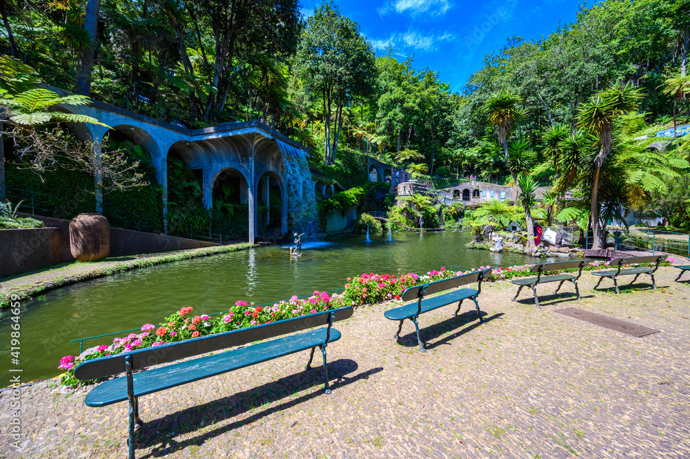 Monte Palace - Tropical Garden with Waterfalls, Lakes and traditional ...
