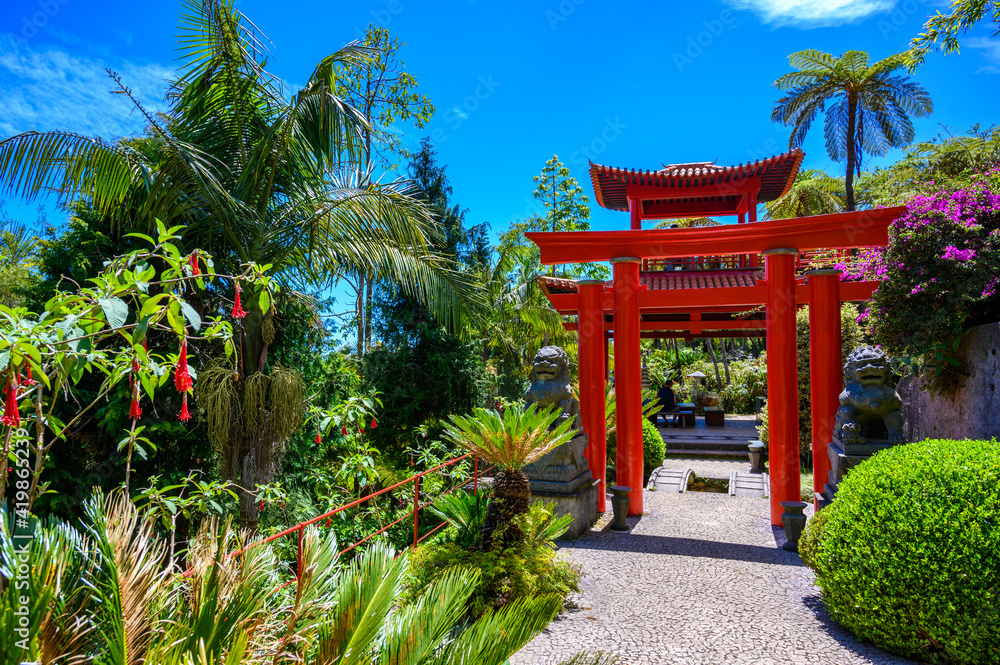 Monte Palace - Tropical Garden with Waterfalls, Lakes and traditional ...