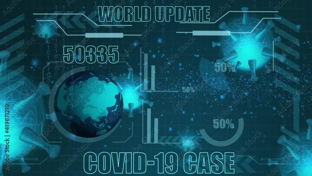 Protective symbol on world map for report a protection of Corona Virus ...