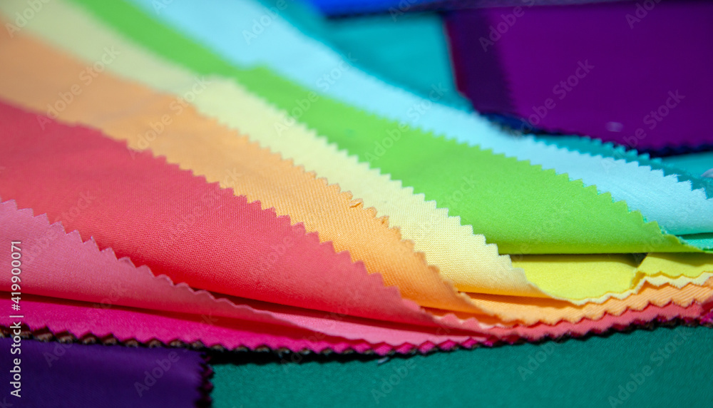 coloring design of fabric for fashion decoration of dress Stock Photo ...