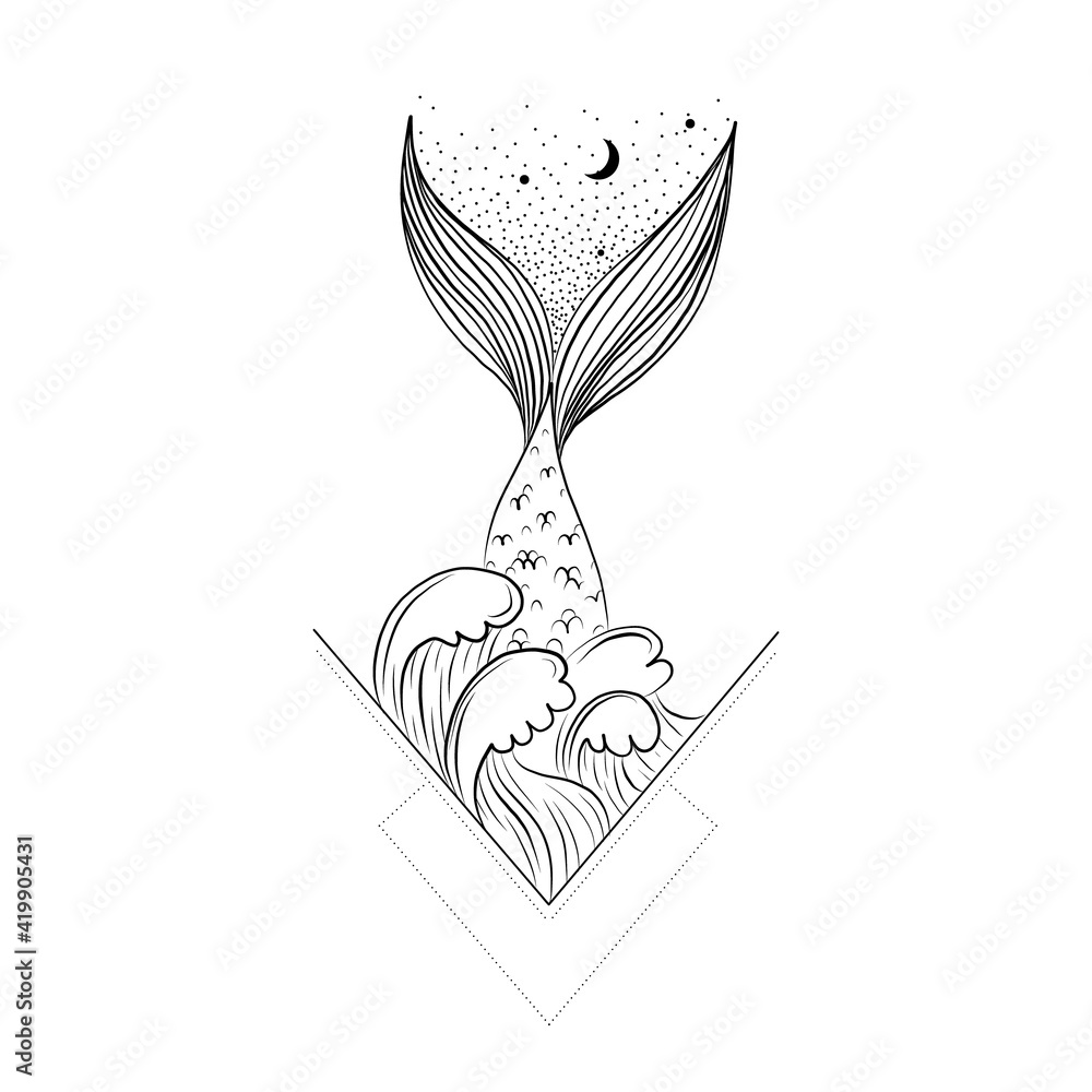 Vector illustration set of moon phases. Different stages of moonlight ...