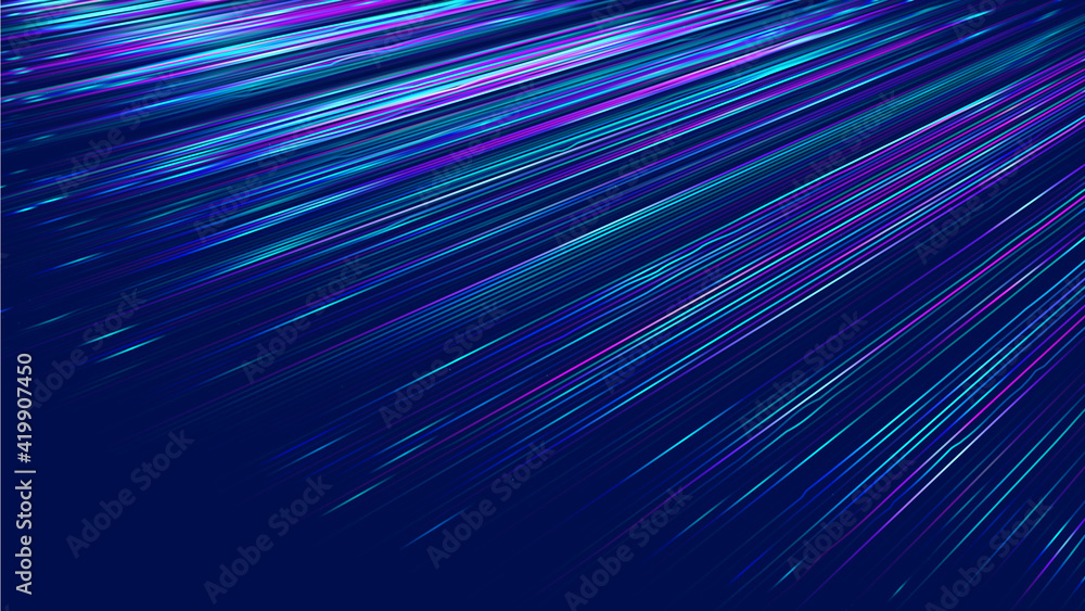 Light speed move vector background. Dynamic motion trail. Speed trail ...