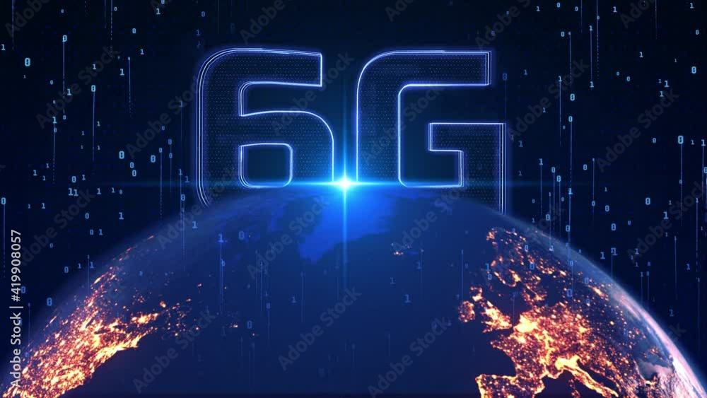 Earth Globe 6G Network Iot Internet Of Things Future Benefits ...