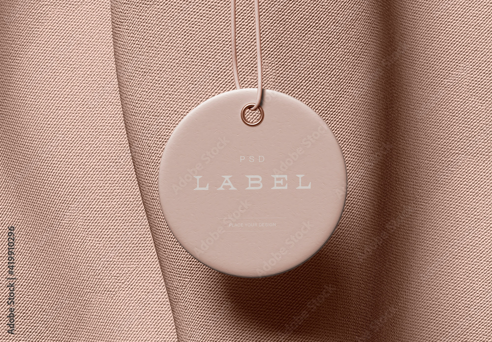 Hanging Label Mockup Stock Template | Adobe Stock