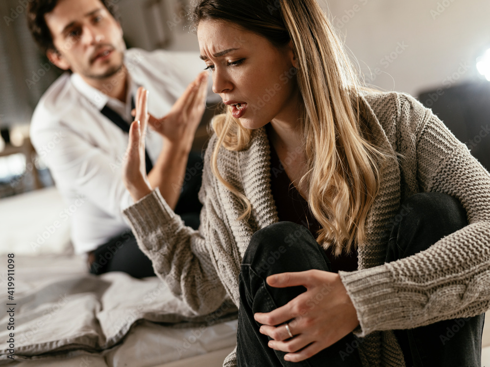 Woman Yelling At Husband
