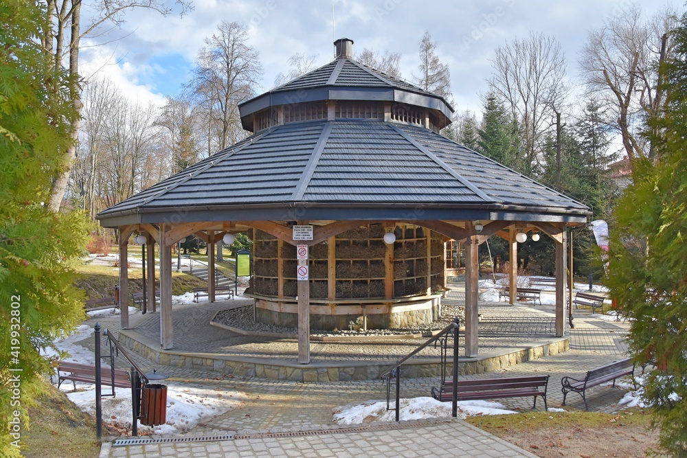 Foto de teznia solankowa, Rabka Zdroj, uzdrowisko, Malopolska, do Stock ...