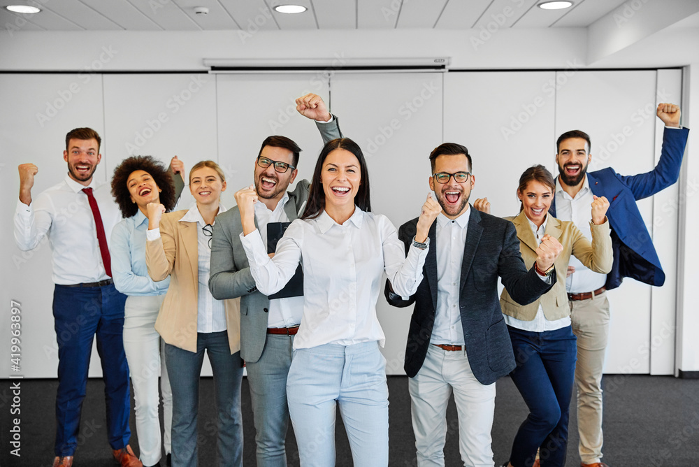 Business Team Celebration