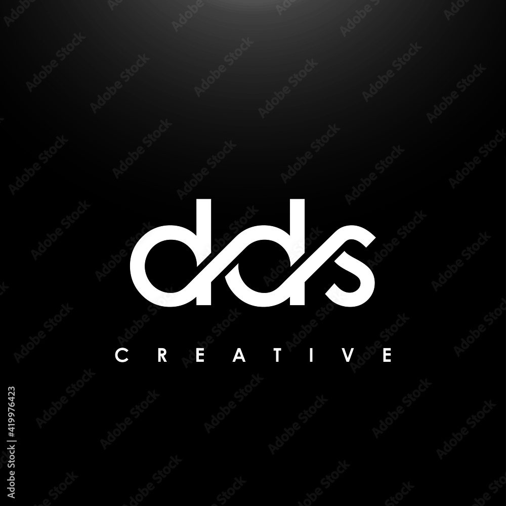 DDS Letter Initial Logo Design Template Vector Illustration Stock ...