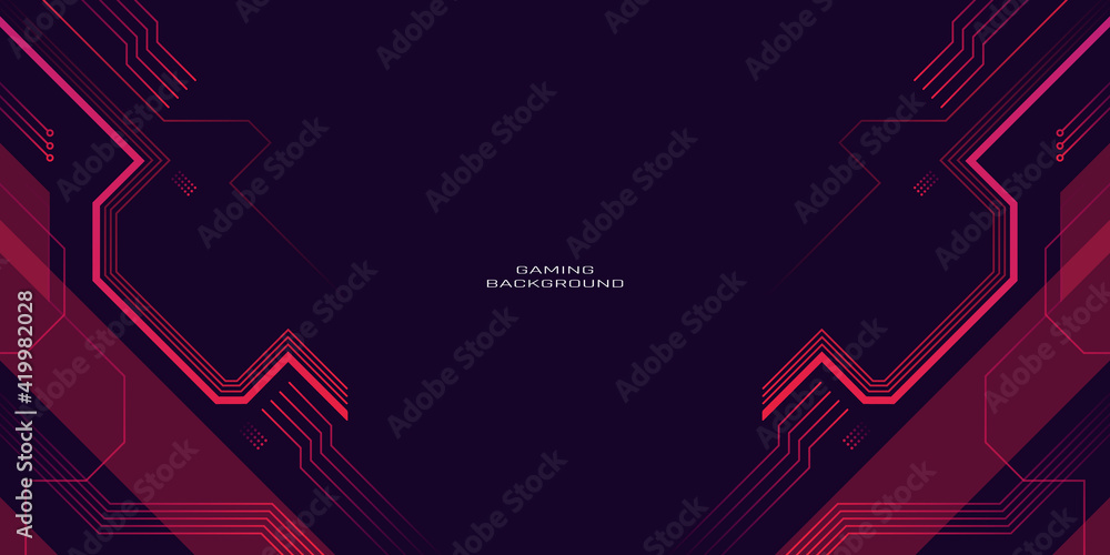 modern vibrant circuit board gaming background design Stock Vector ...