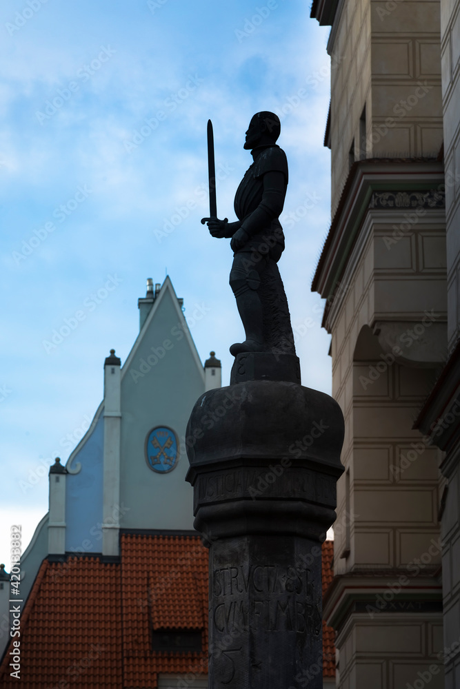 The Pranger of Poznan is a statue of an executioner dressed as a ...
