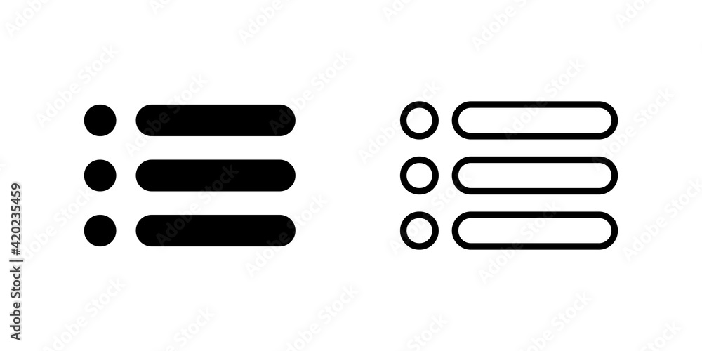 Menu Icon set. web menu icon. hamburger menu symbol Stock Vector ...