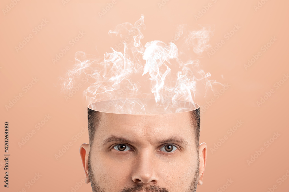 The boiling point, the male head is open, instead of the brain, there ...
