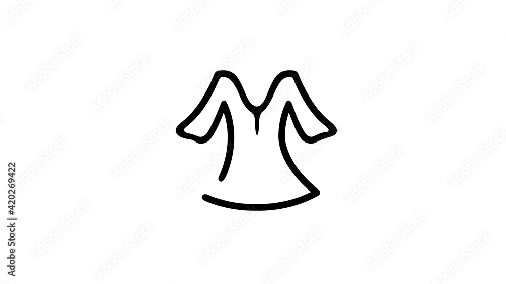 Creative Caftan Clothing Logo Vector Stock Vector | Adobe Stock