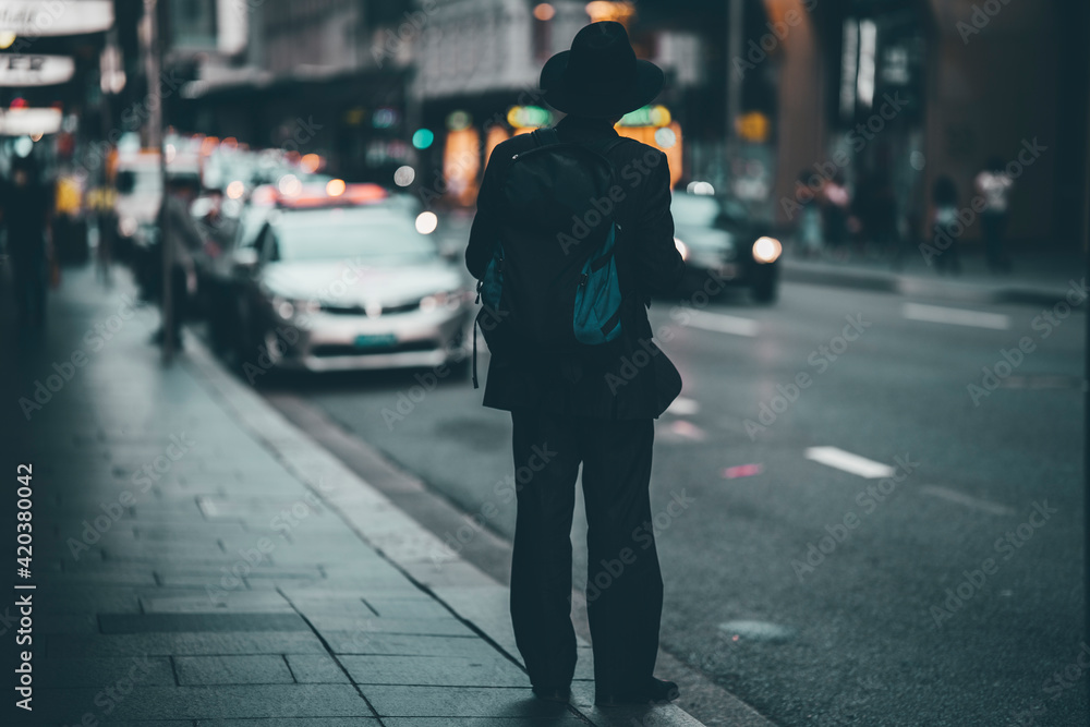 people walking on the street Stock Photo | Adobe Stock