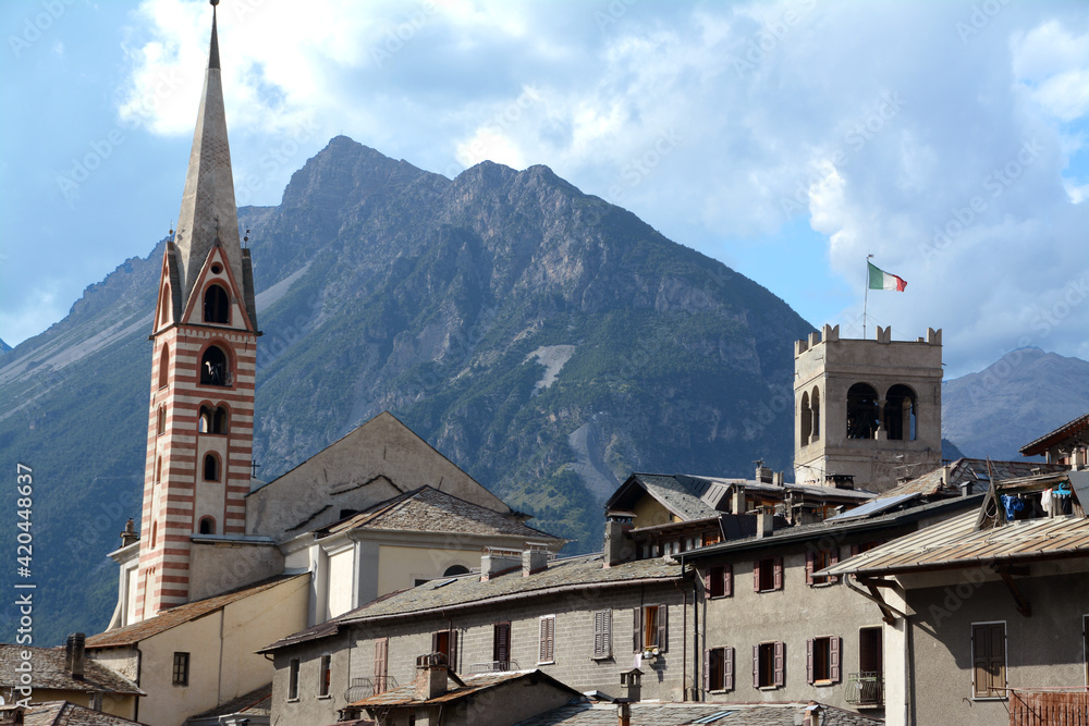 Bormio is a tourist resort in Lombardy, located in upper Valtellina ...