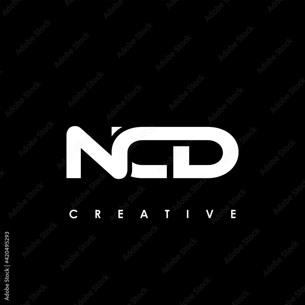 NCD Letter Initial Logo Design Template Vector Illustration Stock ...