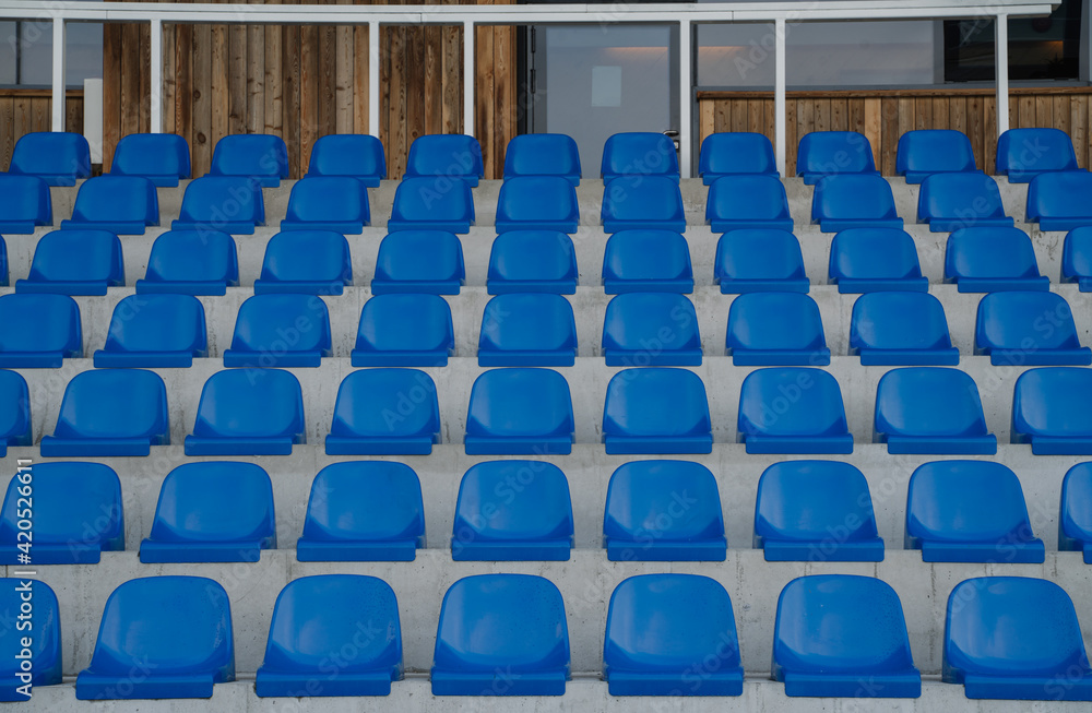 Empty Seats At The Stadium Stock Photo | Adobe Stock