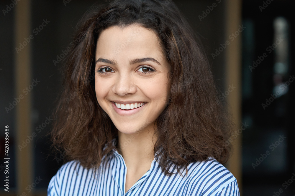 Beautiful happy hispanic ethnic young adult 20s woman looking at camera ... Beautiful happy hispanic ethnic young adult 20s woman looking at camera ...