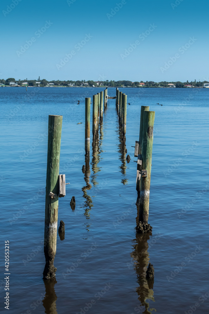 Downtown historic Stuart, FlorIda. Scenes along the streets with ...
