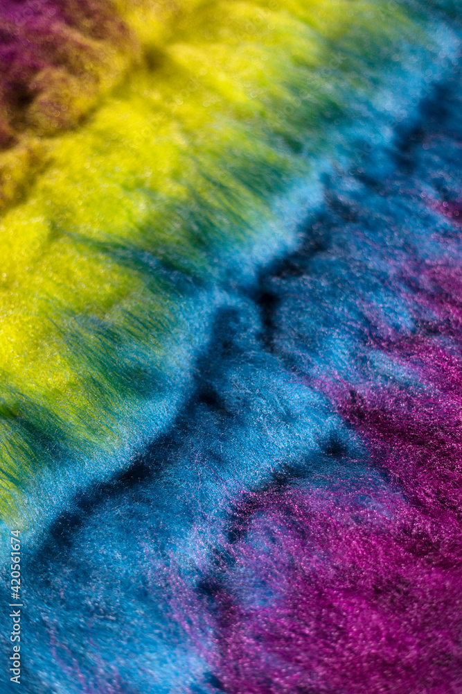 Abstract colorful felt wool background Stock Photo | Adobe Stock