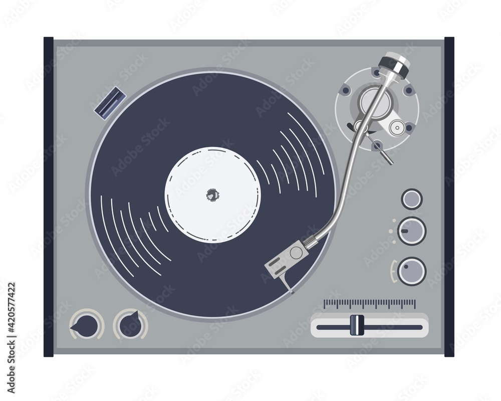 Turntable Vector Art