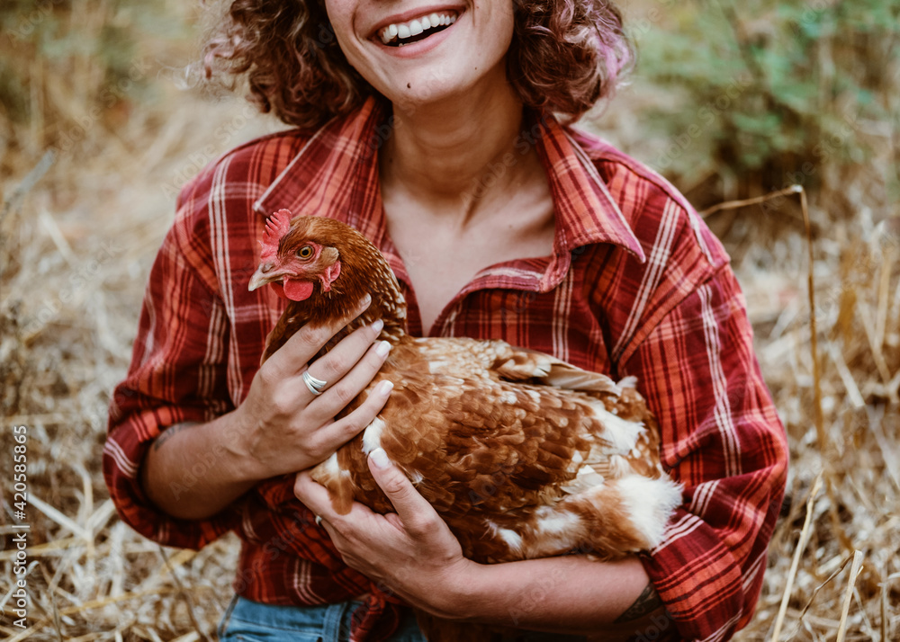 chicken hug Stock Photo | Adobe Stock