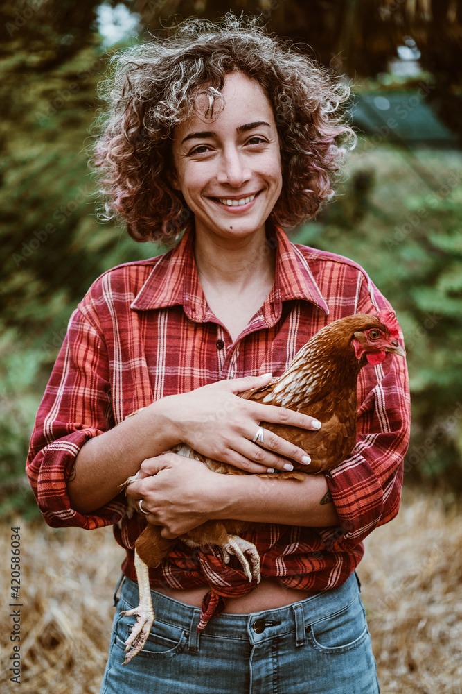 chicken hug Stock Photo | Adobe Stock