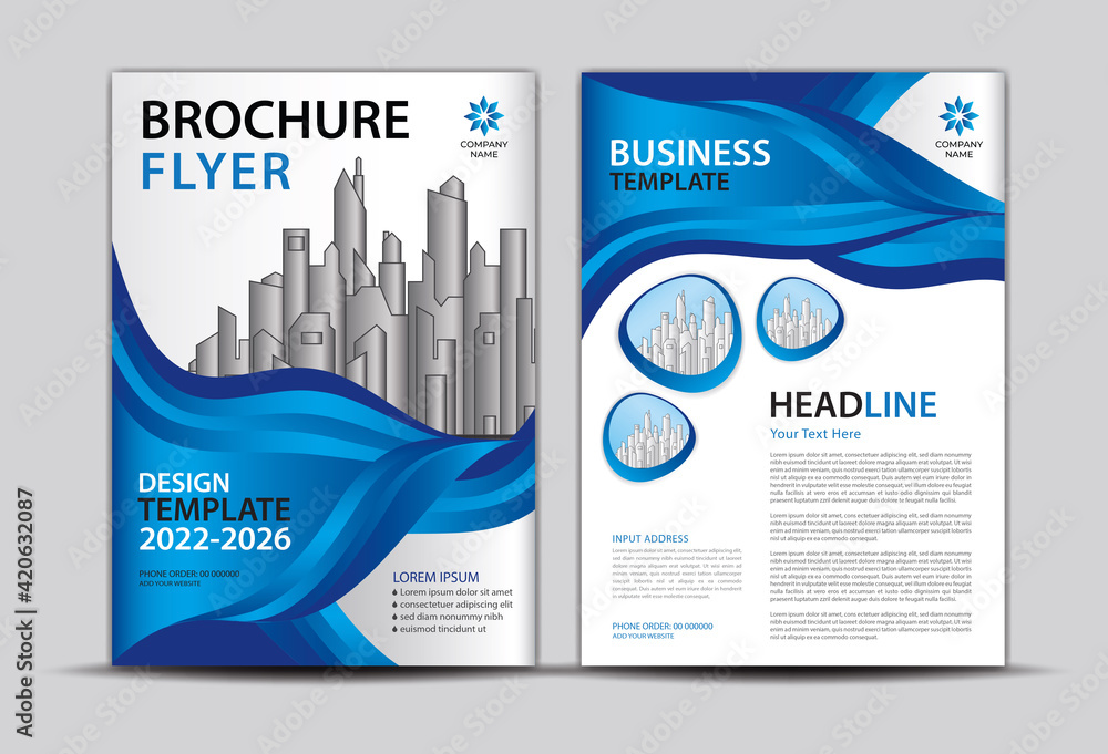 Brochure Flyer template, Business cover background, brochure layout ...