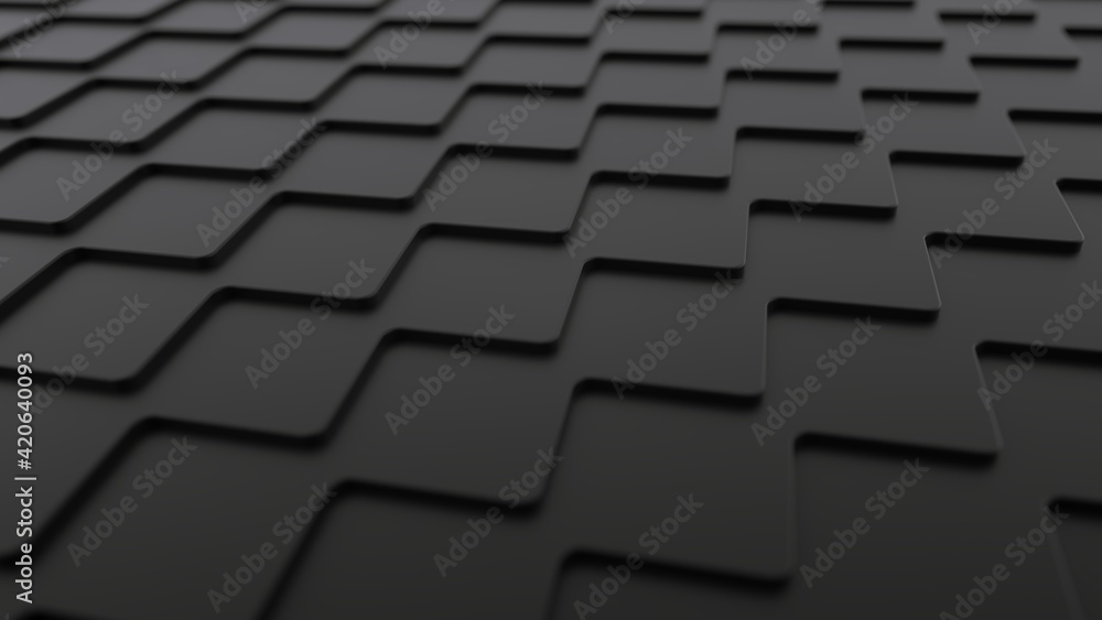 Abstract black dark background 3D pattern for your wallpaper Stock ...