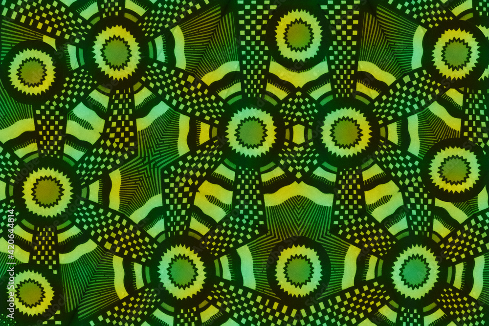 Colorful African fabric – Seamless pattern Stock Photo | Adobe Stock