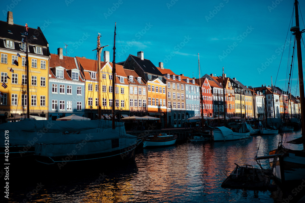 Nyhavn Street in Denmark Stock Photo | Adobe Stock