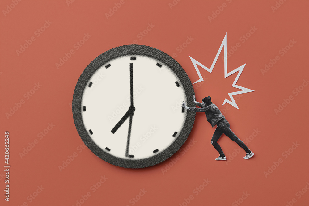 Stopping the time Stock Photo | Adobe Stock