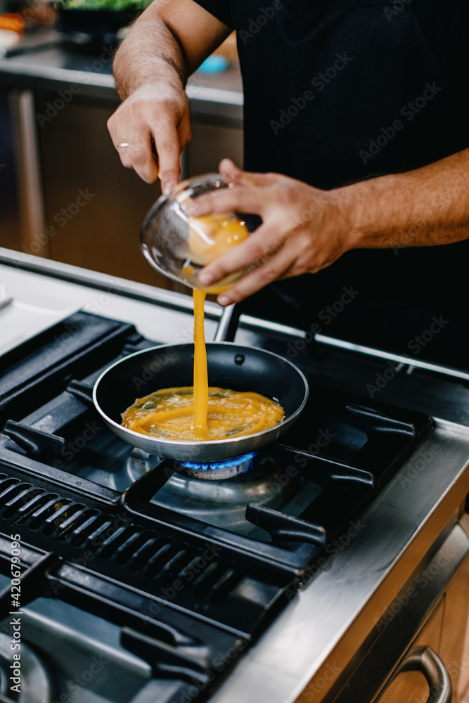 Scenes from the restaurant kitchen. Stock Photo | Adobe Stock