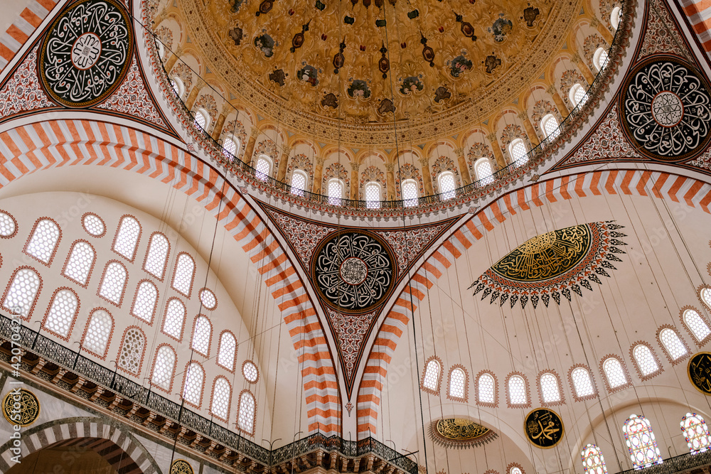 Inside the mosque Stock Photo | Adobe Stock