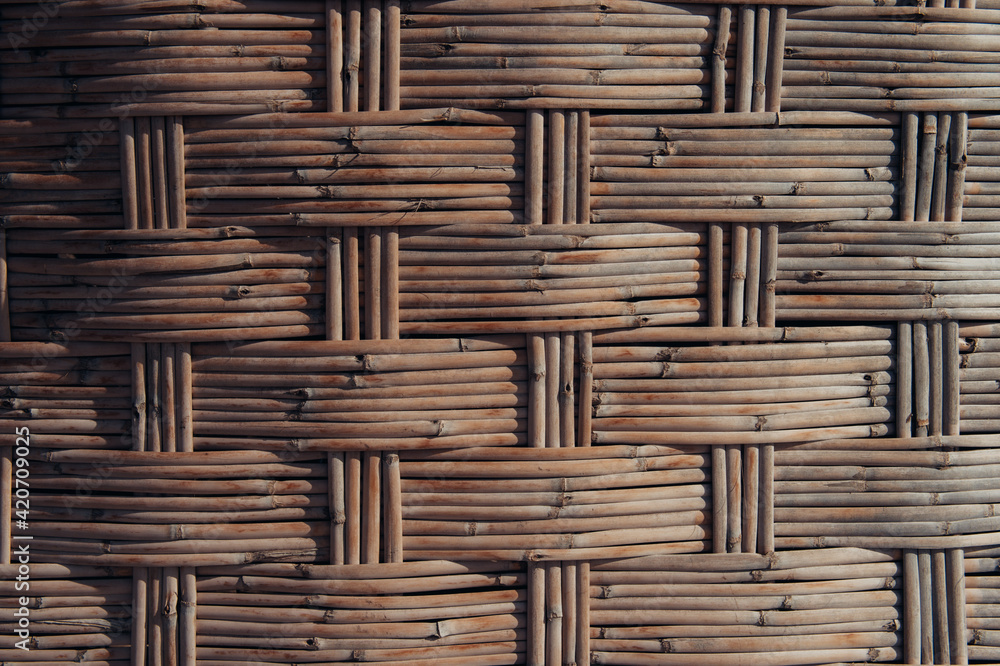 bamboo wicker pattern Stock Photo | Adobe Stock