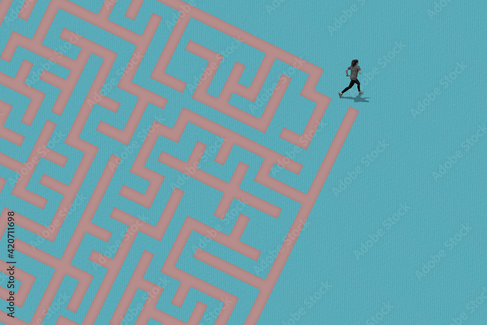 Maze Stock Illustration | Adobe Stock