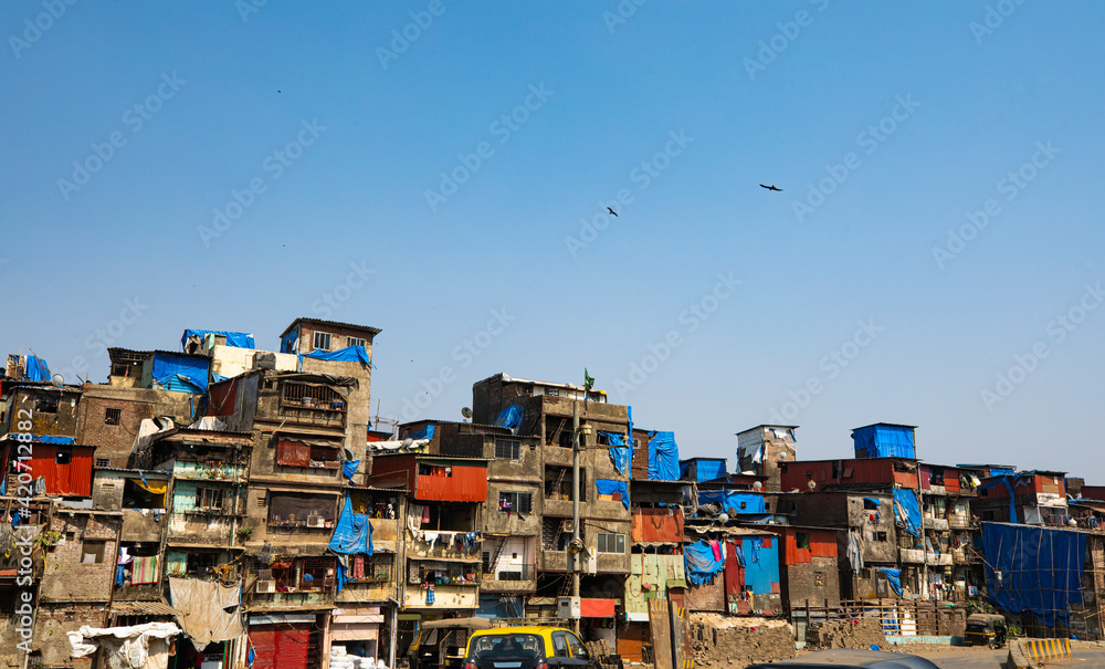 mumbai Asia biggest slum Dharavi, landscape view of dharavi ...