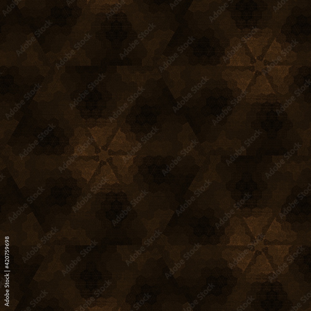 Mystical pattern design for the background. 3d illustration art for ...