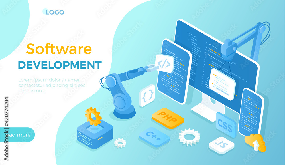 Software Development Programming Engineering Coding Testing And Bug Fixing Creating New
