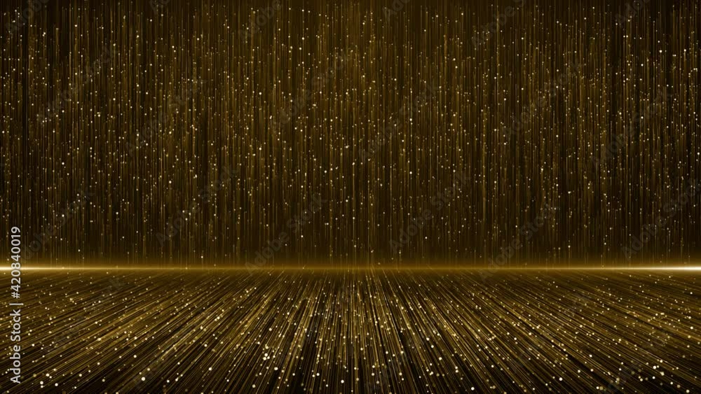 Particles gold event awards trailer titles cinematic concert stage ...