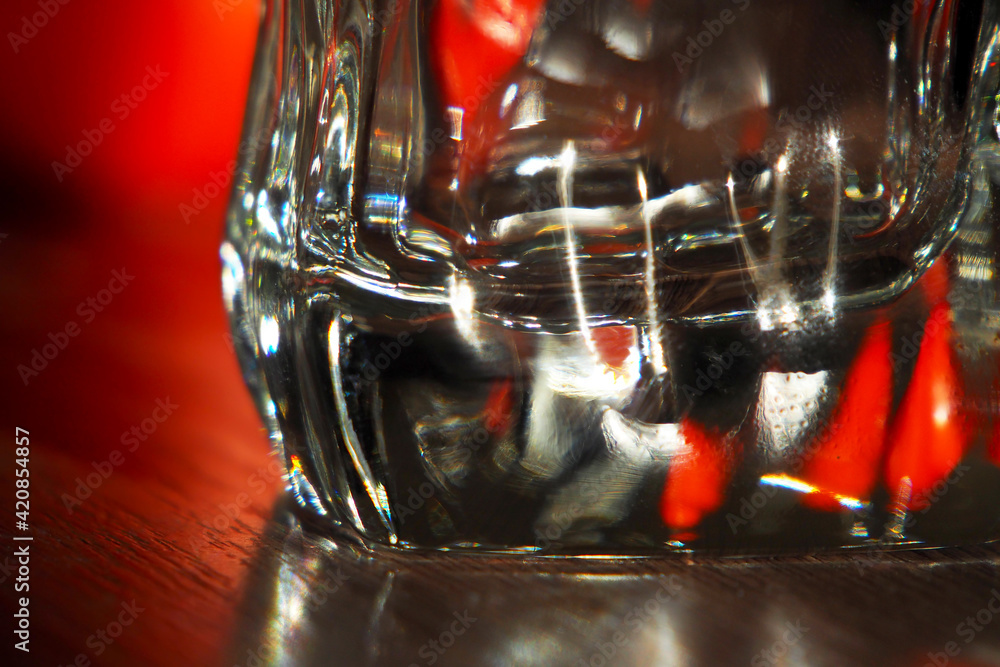 water, red, abstract, fire, glass, light, color, drop, splash, art ...