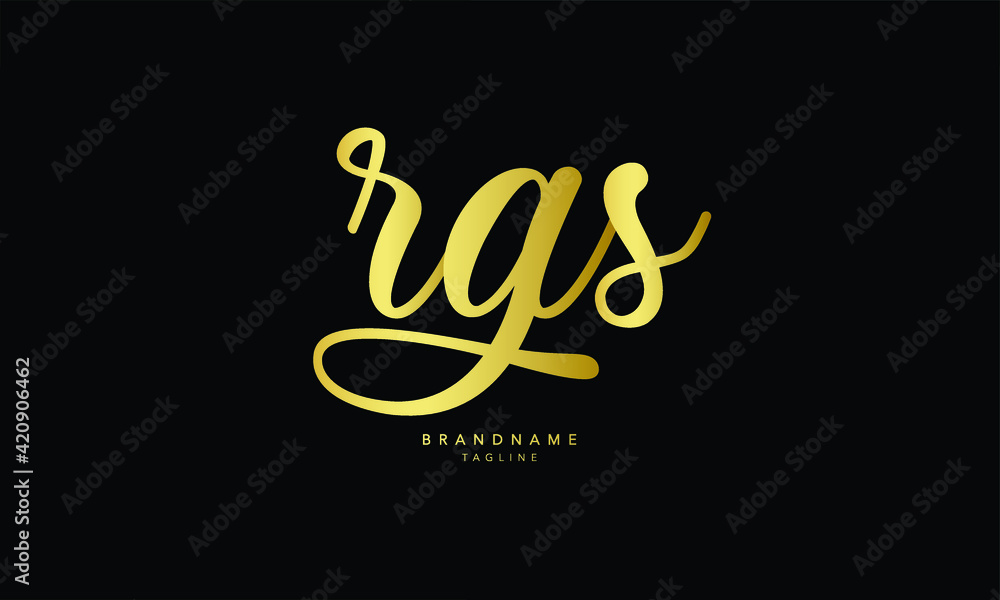 Alphabet letters Initials Monogram logo RGS, RG, GS Stock Vector ...