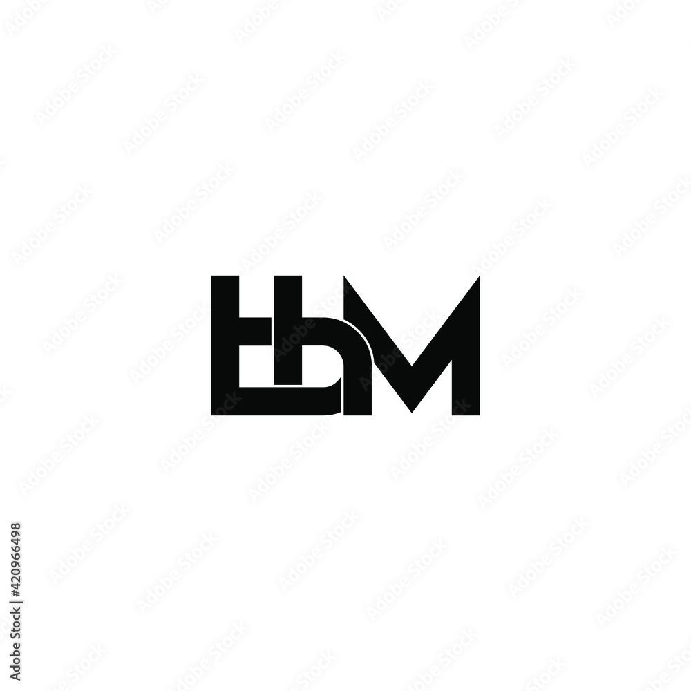 tbm letter original monogram logo design Stock Vector | Adobe Stock