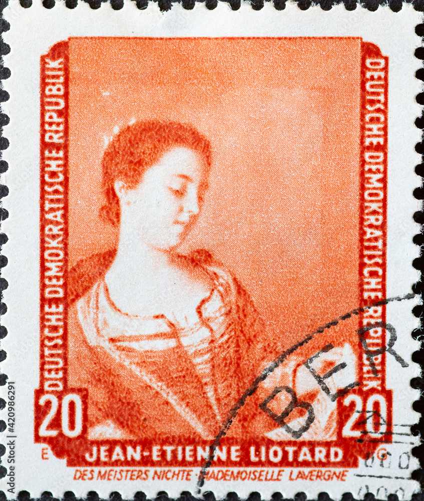 GERMANY, DDR - CIRCA 1959 : a postage stamp from Germany, GDR showing a ...