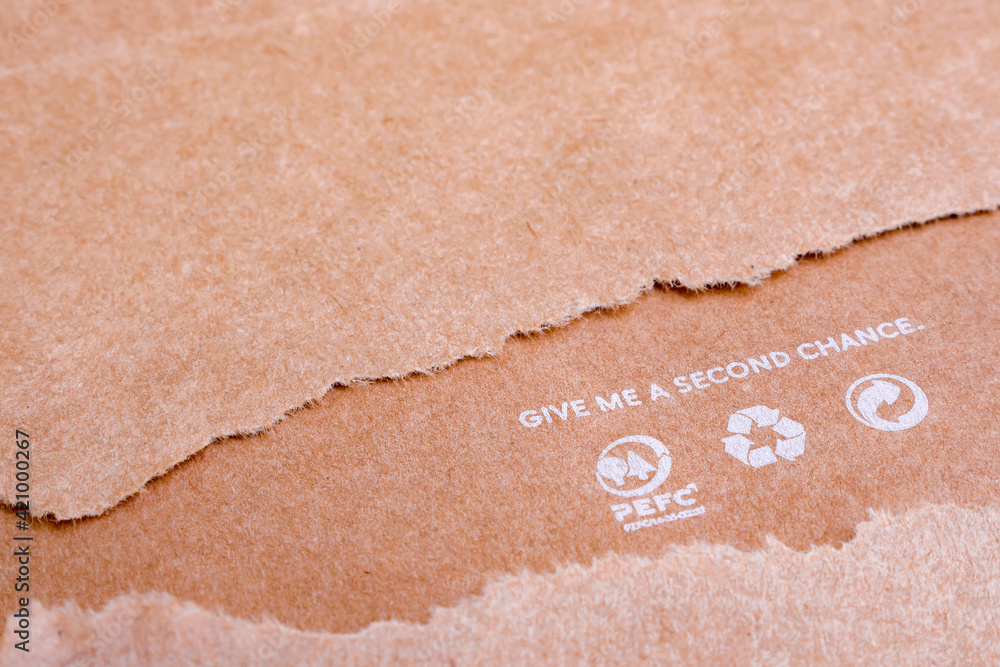 Reusing concept. World resources concept. Reusing paper-based products ...