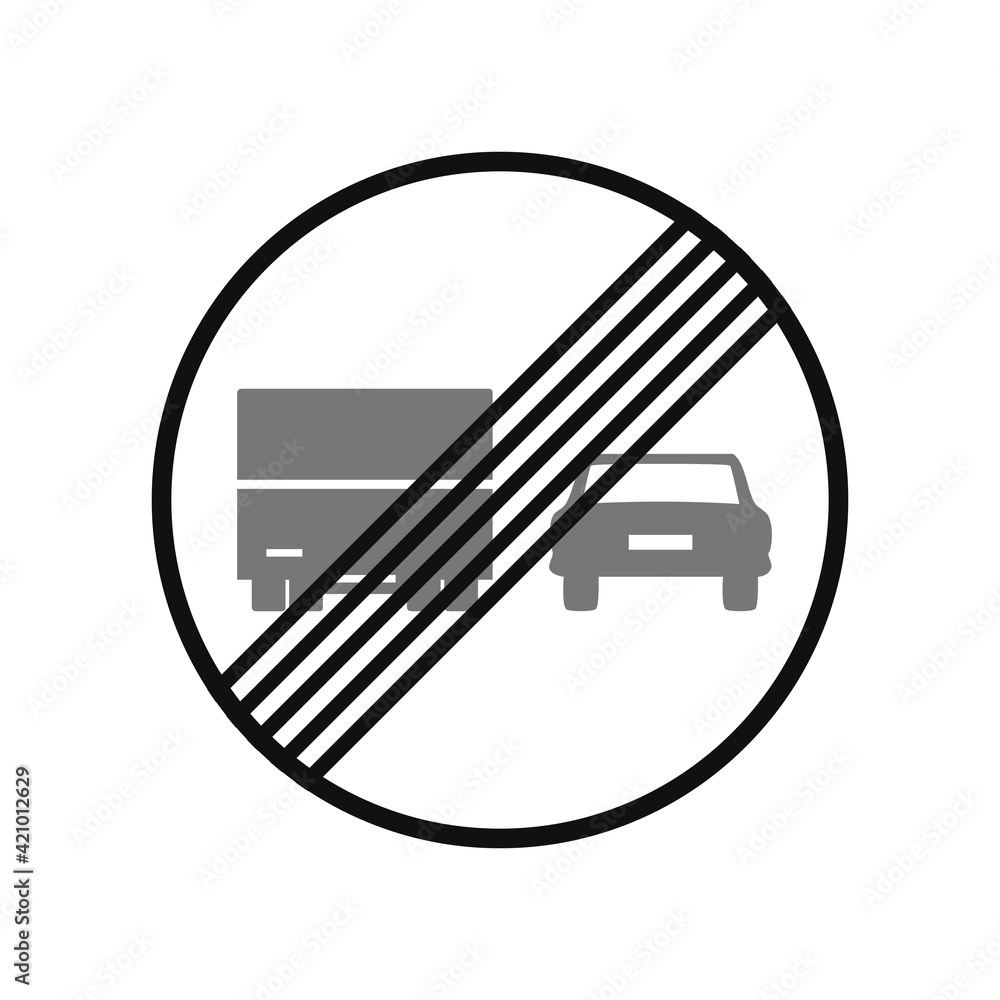 Rounded traffic signal in black and white, isolated on white background ...