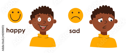 Sad And Happy Clipart