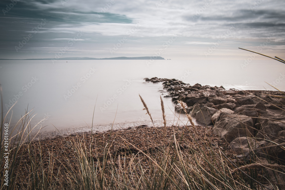 Poster Stone Groyne on Beach – Wall Art | UkPosters