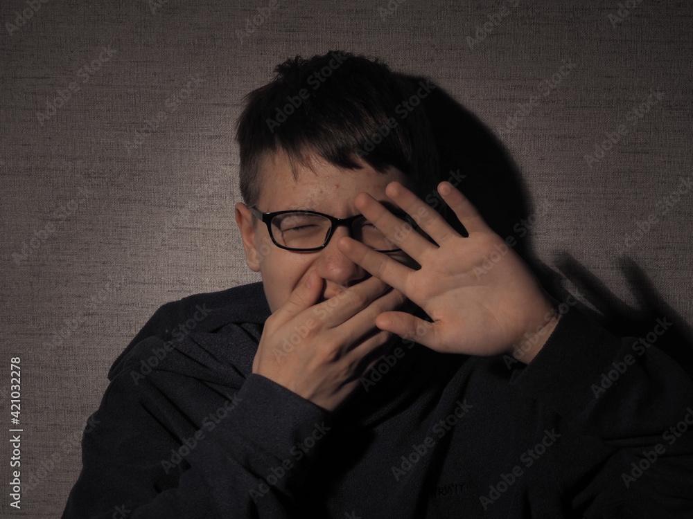 Child harassment concept. Types of violence. Physical abuse ...